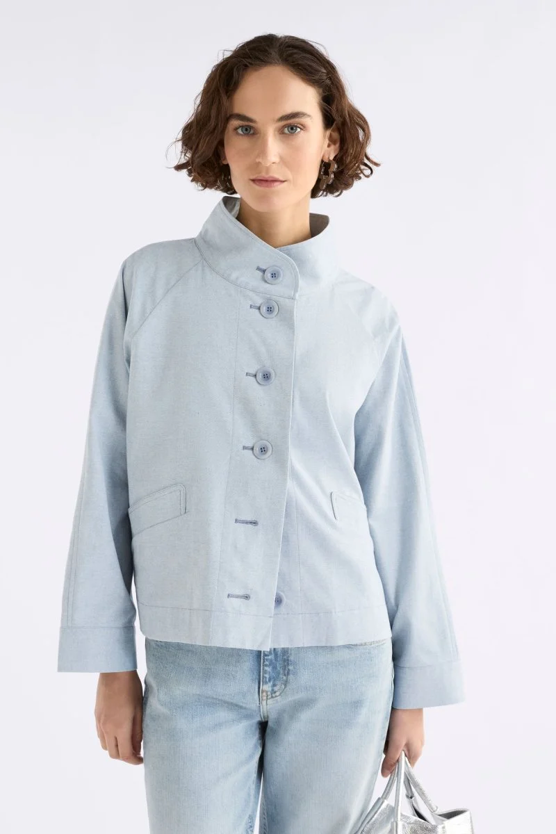 Elk Hanning Jacket - Light Wash – Flying With Birds