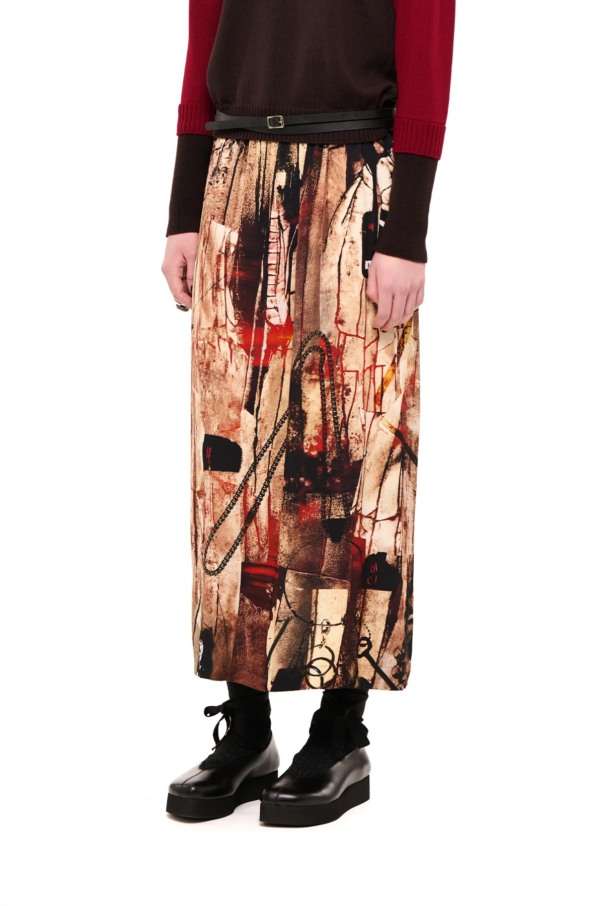 NOM*d Everytime Skirt - Neu Red Print – Flying With Birds